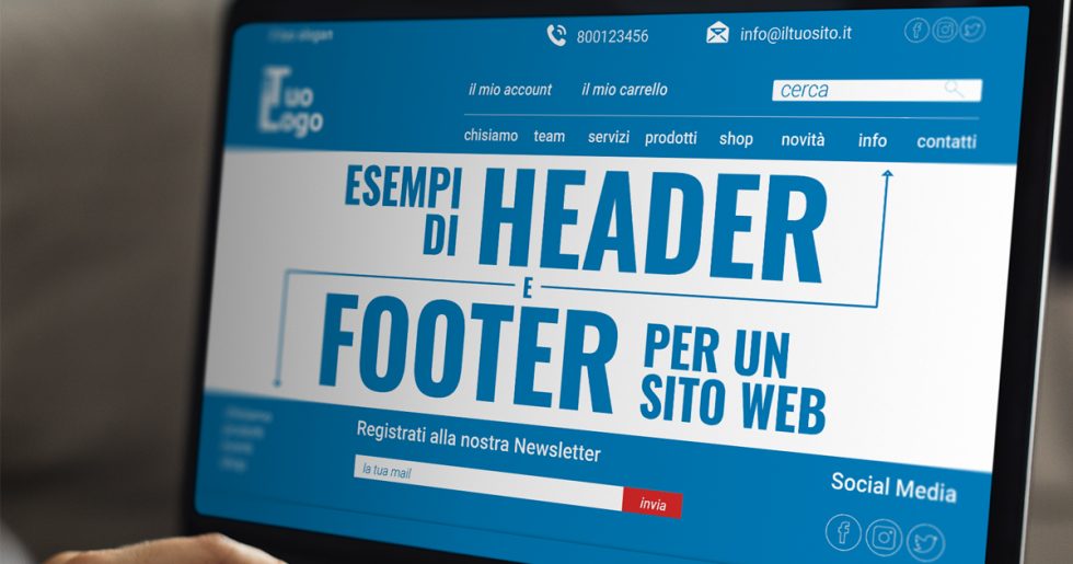 Esempi di Header e Footer per un sito web - gdimeglio695